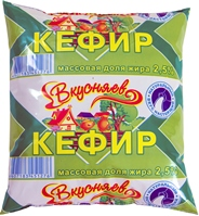 Кефир ВКУСНЯЕВ 2,5%, 500 г купить с доставкой на дом, цены в интернет ...
