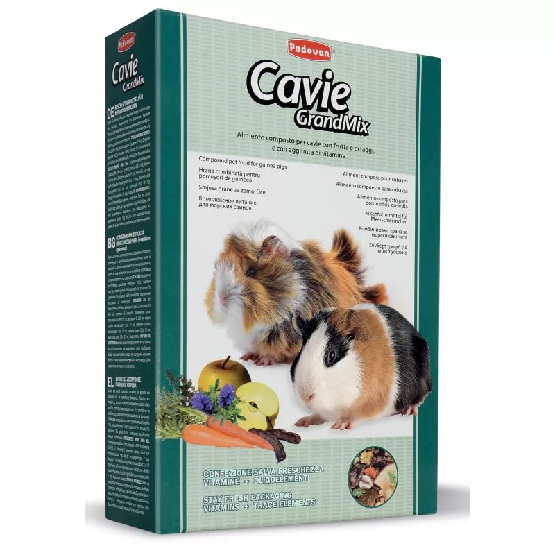 Корм Padovan Cavie Grandmix для морских свинок, 850г купить с доставкой ...