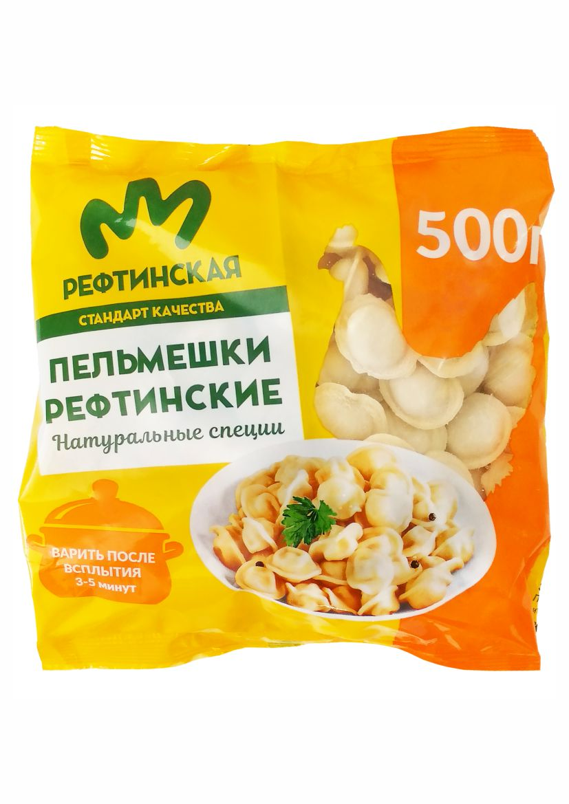 Пельмешки Птицефабрика Рефтинская Рефтинские замороженные, 500г купить ...