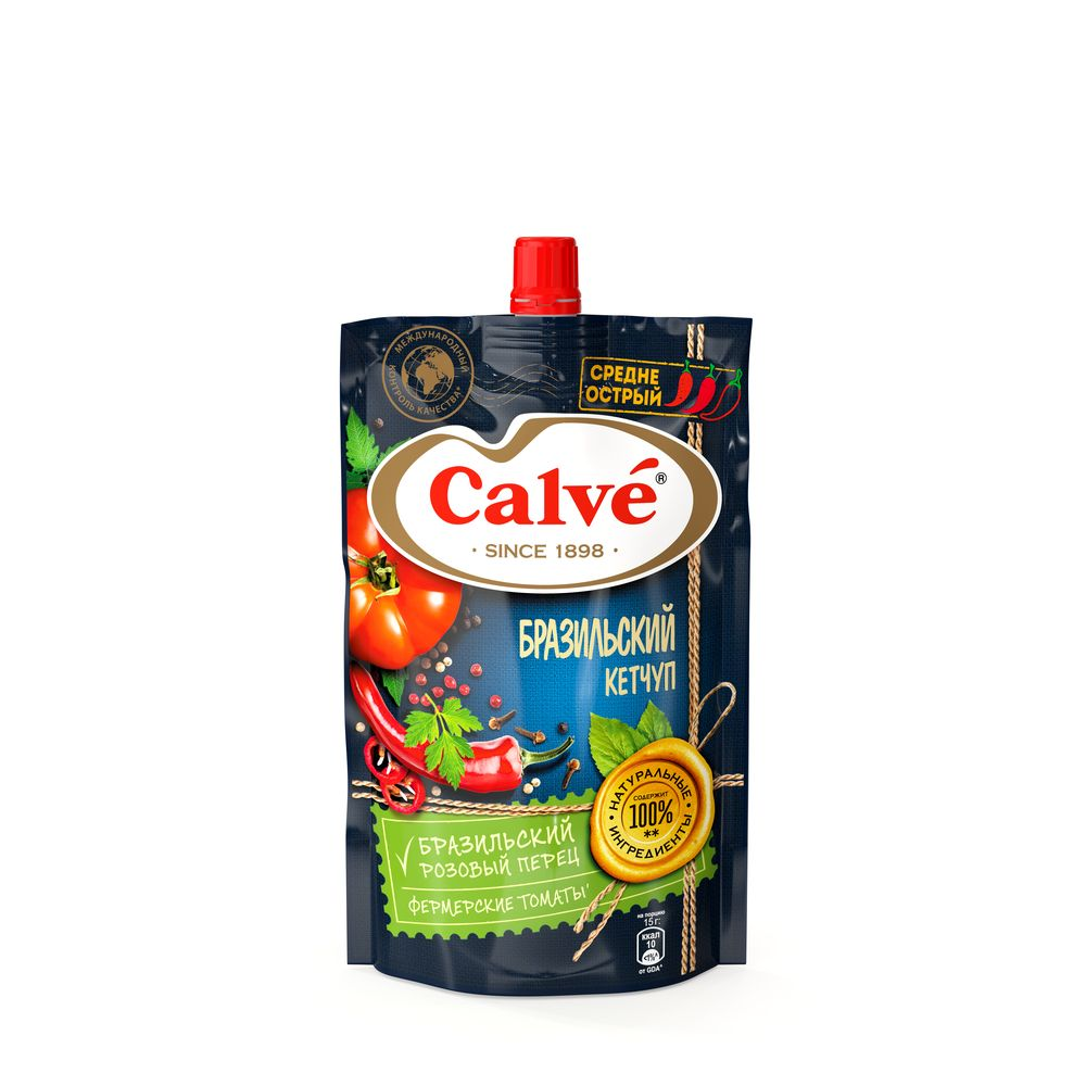 Кетчуп CALVE Острый Бразильский, 350г купить с доставкой на дом, цены в ...
