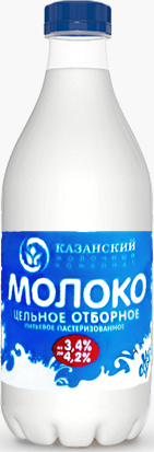 Молоко МОЛОЧНАЯ РЕЧКА Цельное Отборное Пастеризованное ПЭТ, 930г купить ...