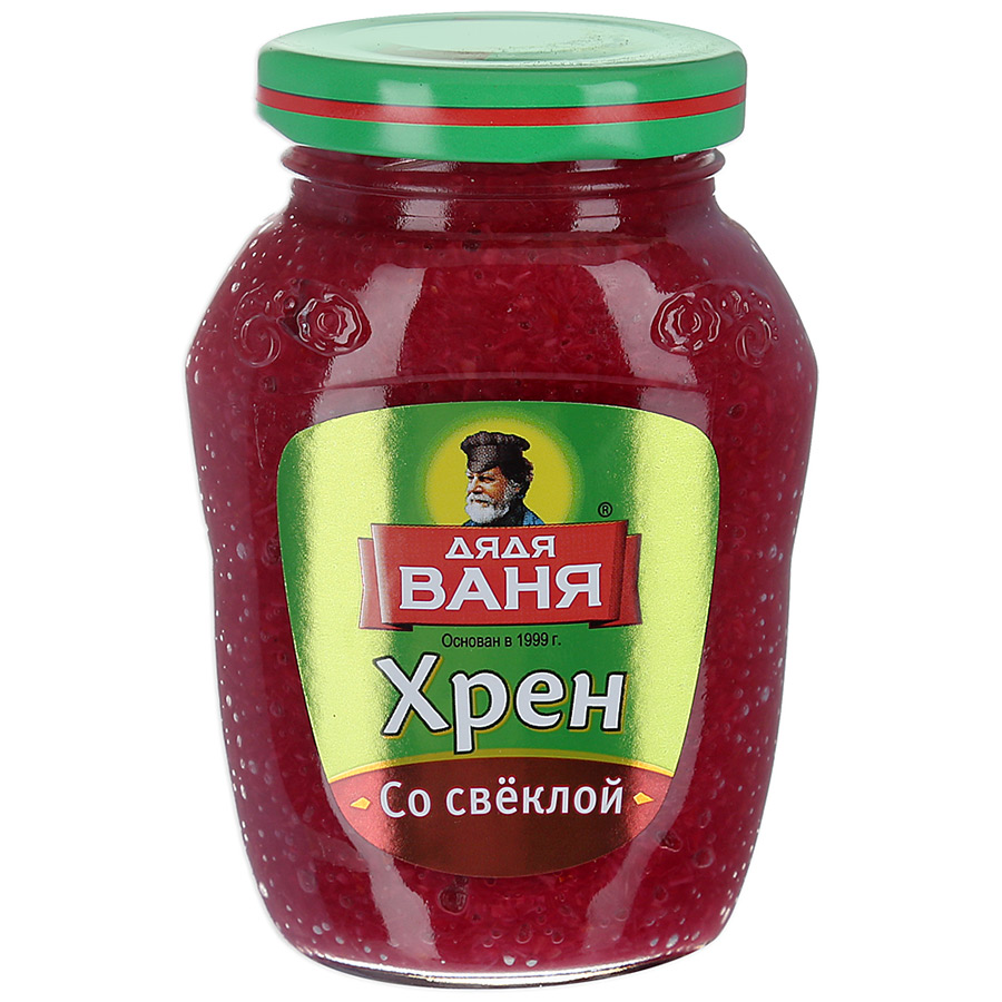 Хрен столовый ДЯДЯ ВАНЯ Со свеклой, 140г купить с доставкой на дом ...