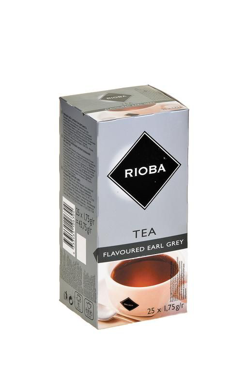 RIOBA Чай Эрл Грей 25 х 1,75 г купить с доставкой на дом, цены в ...