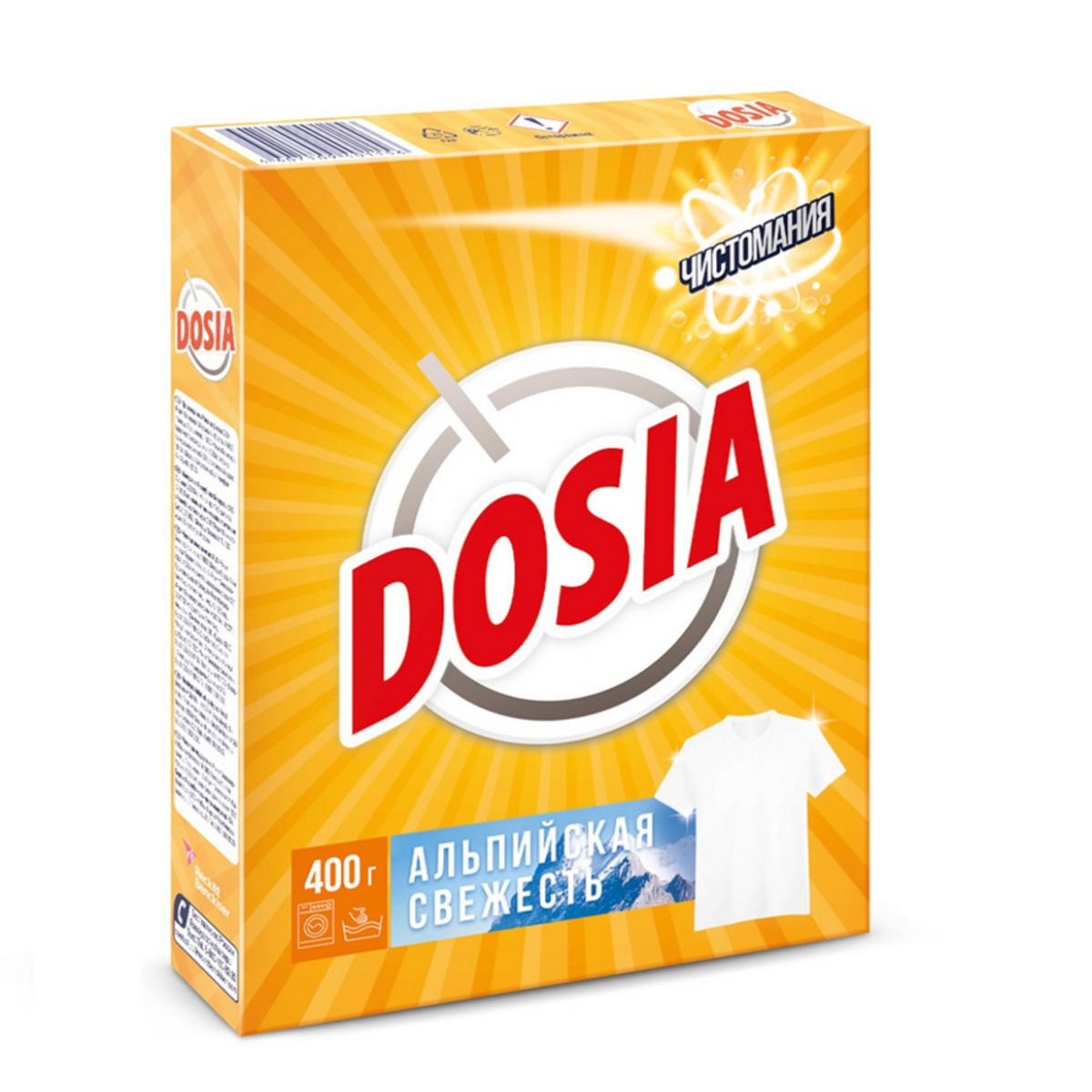 Стиральный порошок Dosia Автомат Альпийская свежесть, 400 г купить с ...