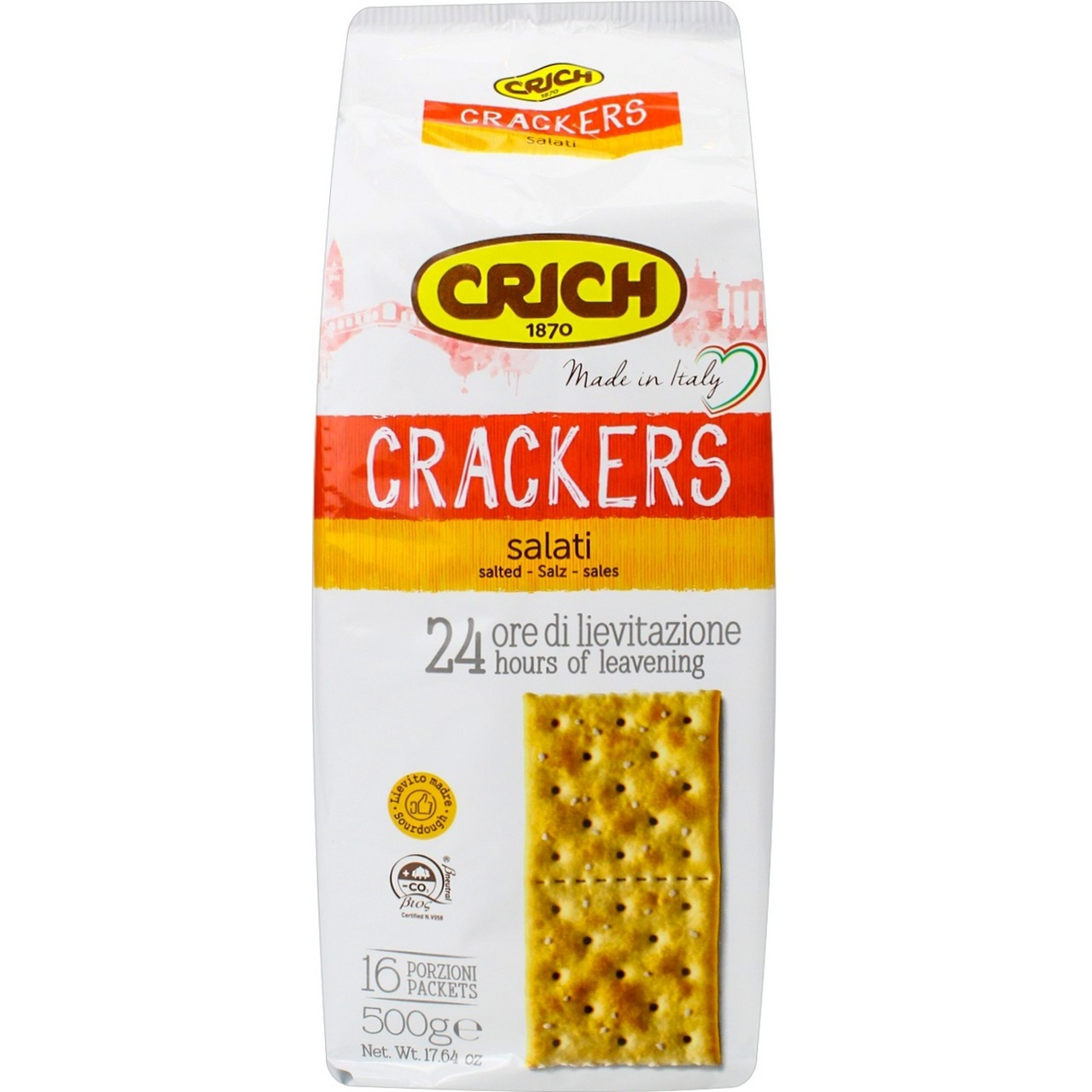 Крекер Crich Salted crackers соленый, 500г купить с доставкой на дом ...