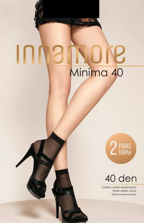 Носки женские 2шт Innamore Minima 40, Nero купить с доставкой на дом ...