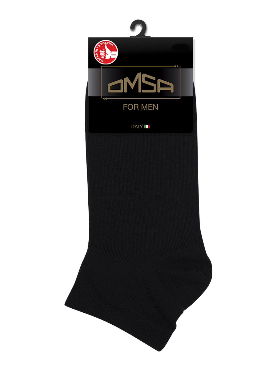 Носки мужские Omsa Classic 201 укороченные Nero, 45-47 купить с ...