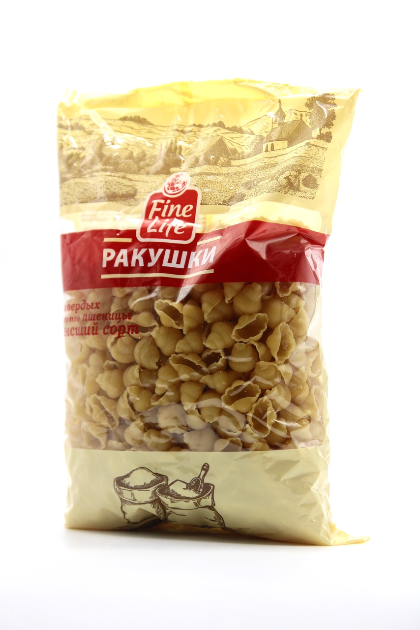 Fine Life Макаронные изделия Ракушки 450 г купить с доставкой на дом ...