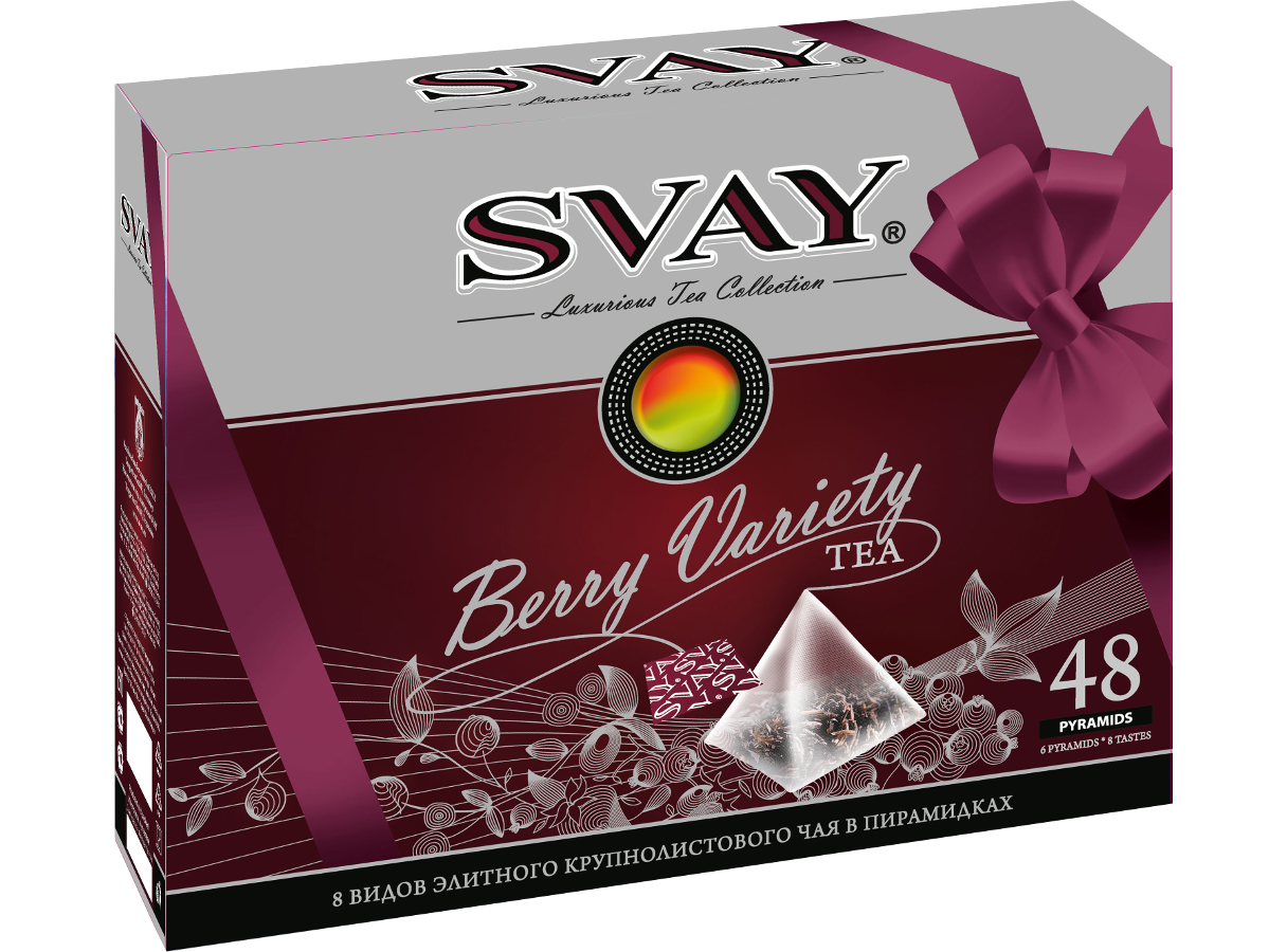 Чай SVAY Berry variety 48 пакетиков купить с доставкой на дом, цены в ...