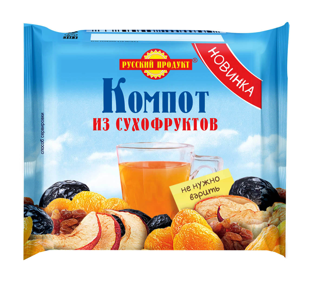 Компот РУССКИЙ ПРОДУКТ из сухофруктов в брикете, 190 гр купить с ...