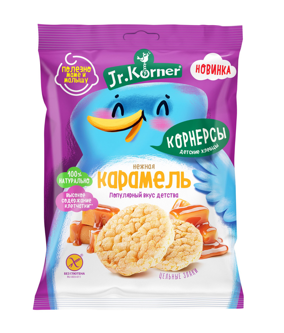 Мини-хлебцы Dr. Korner рисовые карамельные купить с доставкой на дом ...