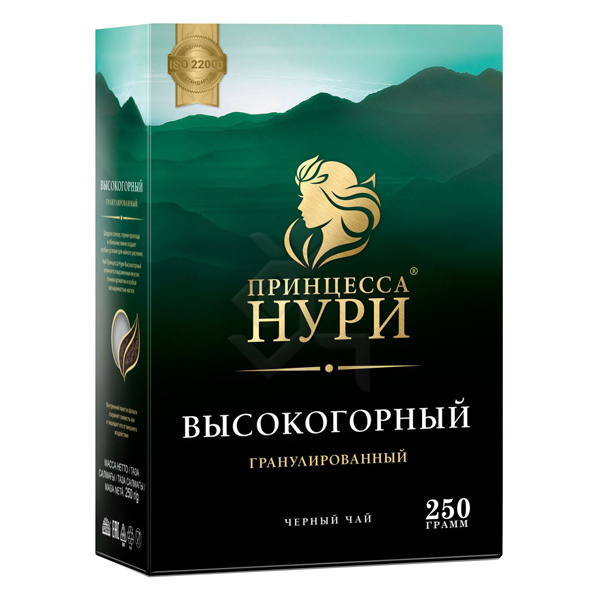 Чай Принцесса Нури Высокогорный гранулированный черный листовой, 250г ...