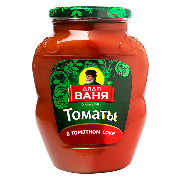 Томаты Дядя Ваня в томатном соке, 1.8кг купить с доставкой на дом, цены ...