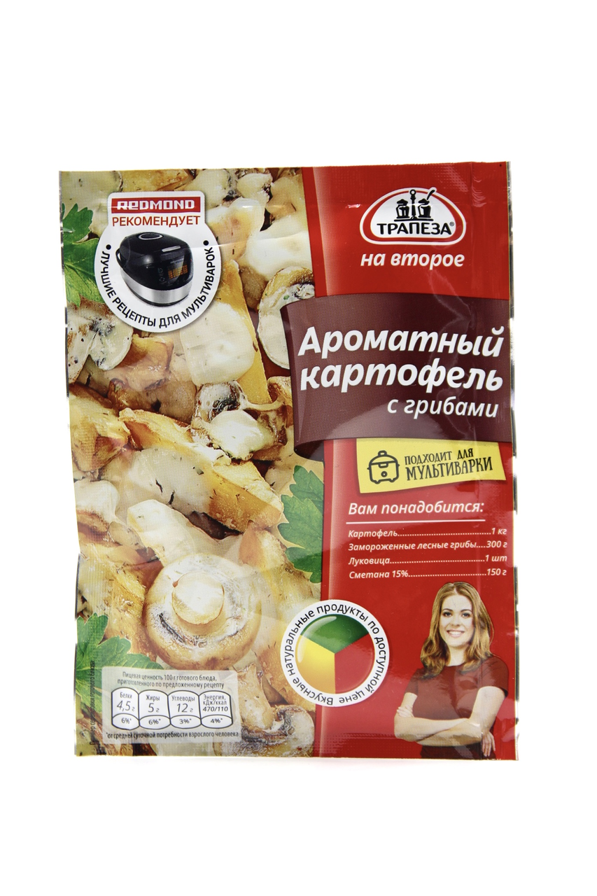 Смесь ТРАПЕЗА На второе Ароматный картофель с грибами, 25 г купить с ...