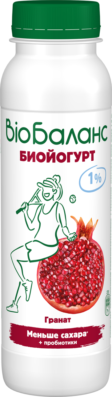 Йогурт питьевой Гранат БИО БАЛАНС, 270 г купить с доставкой на дом ...
