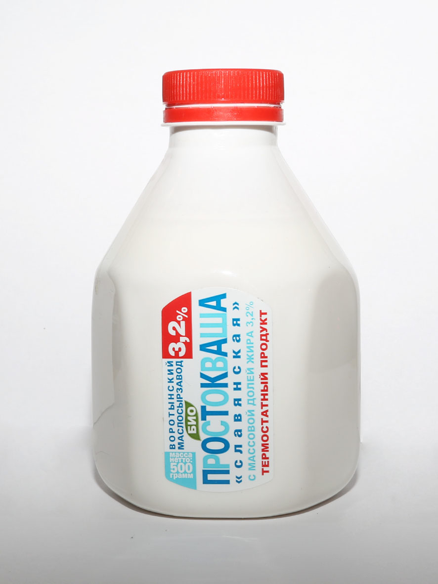 Простокваша славянская МАСЛОСЫРЗАВОД ВОРОТЫНСКИЙ 3,2%, 500г купить с ...
