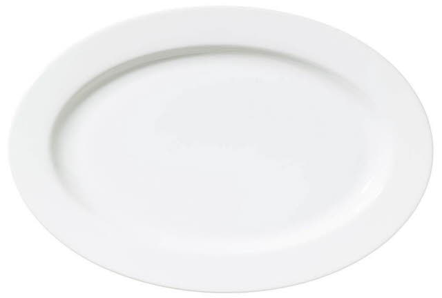 METRO PROFESSIONAL Тарелка Fine Dinning фарфор плоская овальная, 21.5см ...
