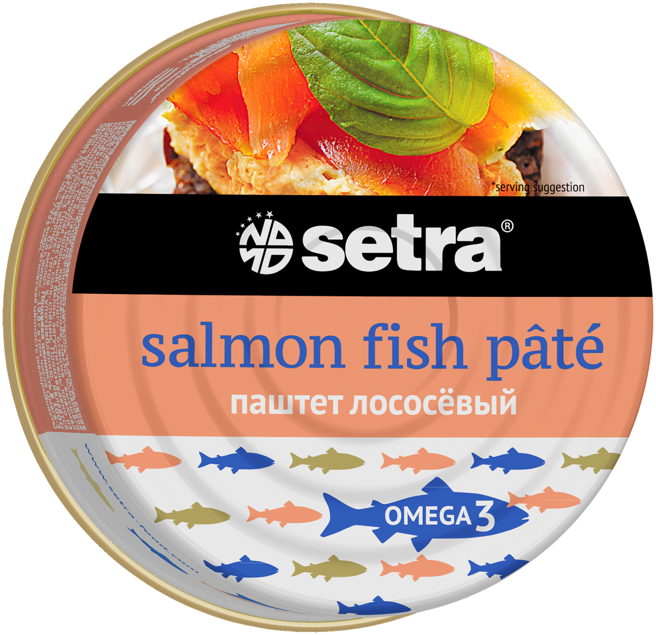 Паштет Setra лососевый, 80г купить с доставкой на дом, цены в интернет ...