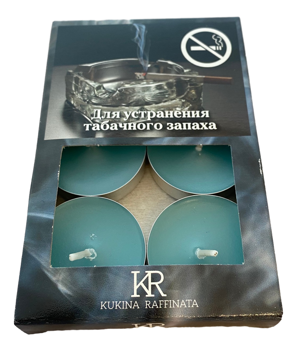 Свечи чайные Kukina Raffinata Антитабак, 6шт купить с доставкой на дом ...